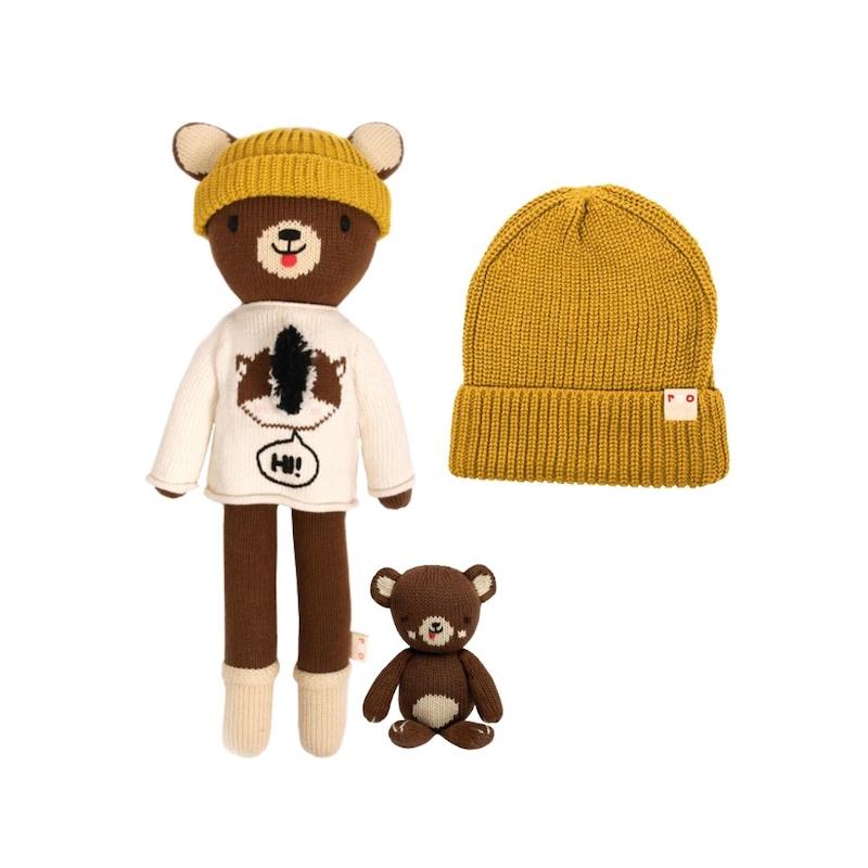 Bear All-in-One MiniMe Set – Red and Olive Co