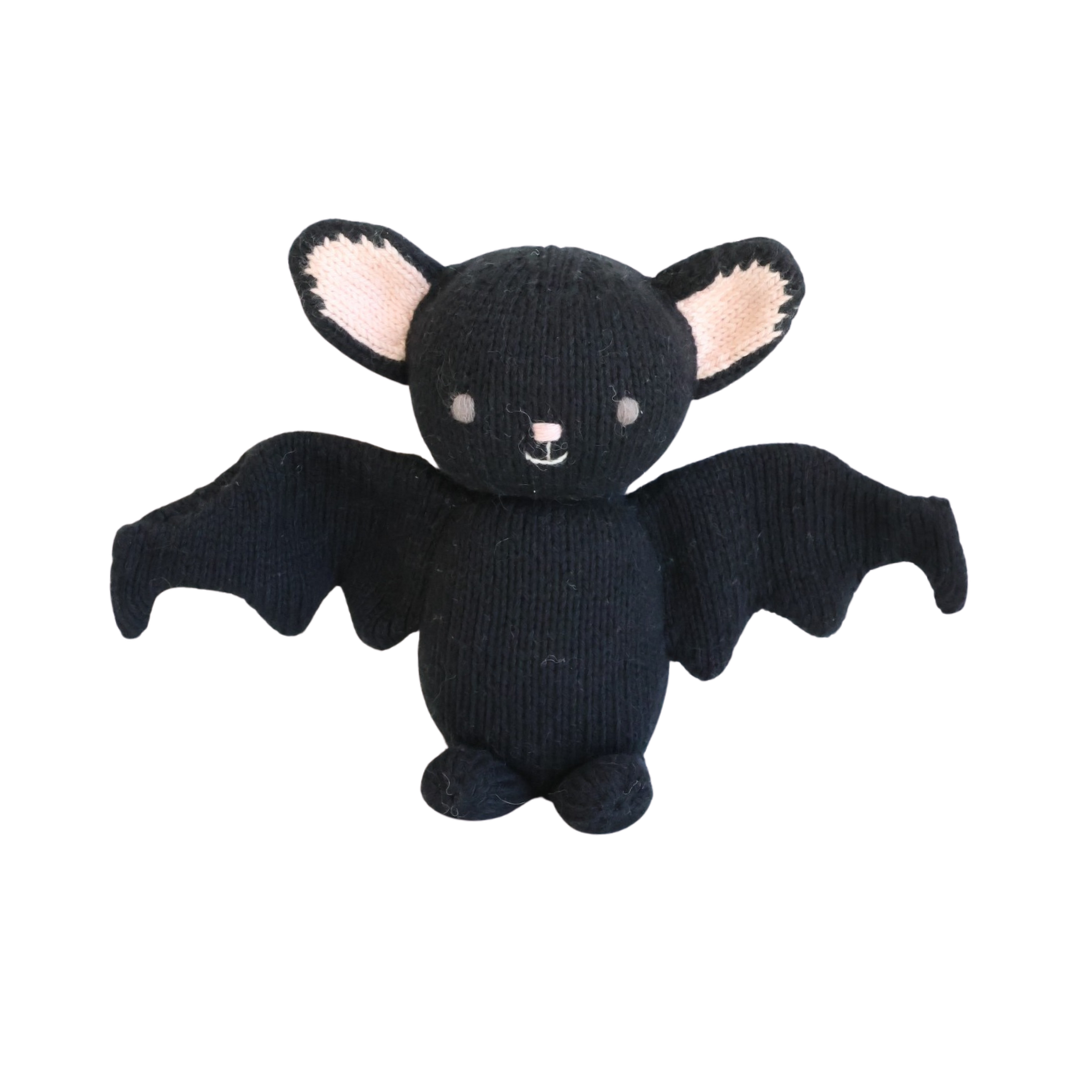 Baby Bat Stuffed Animal Toy For Baby - Red and Olive Co